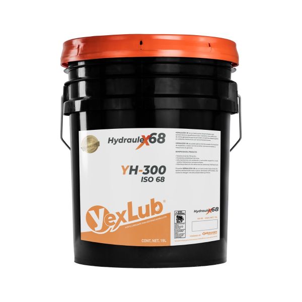 Aceite Hidráulico ISO 68, Cubeta de 19 Litros. Yexlub Hydraulex 68 YH300